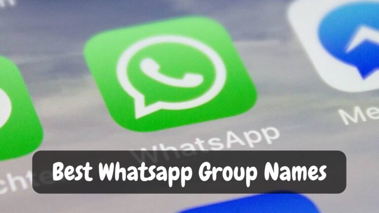 Best WhatsApp Group Names for 2021